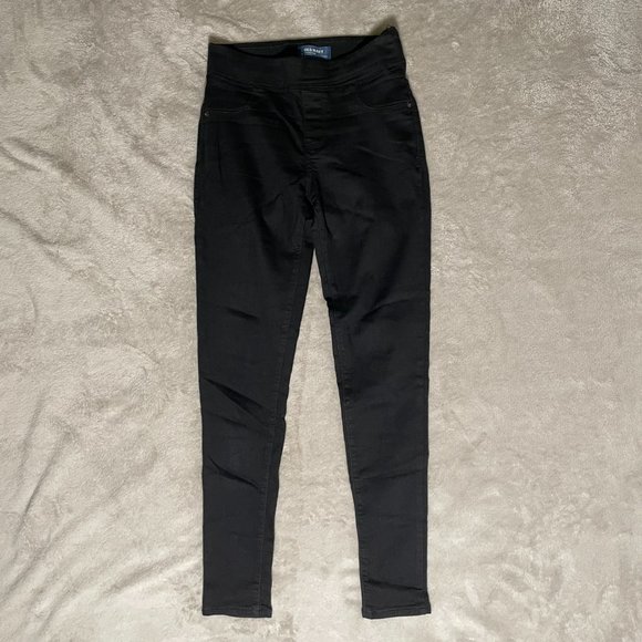 Old Navy | Jeans | 3rockstar Mid Rise Black Jeggings | Poshmark
